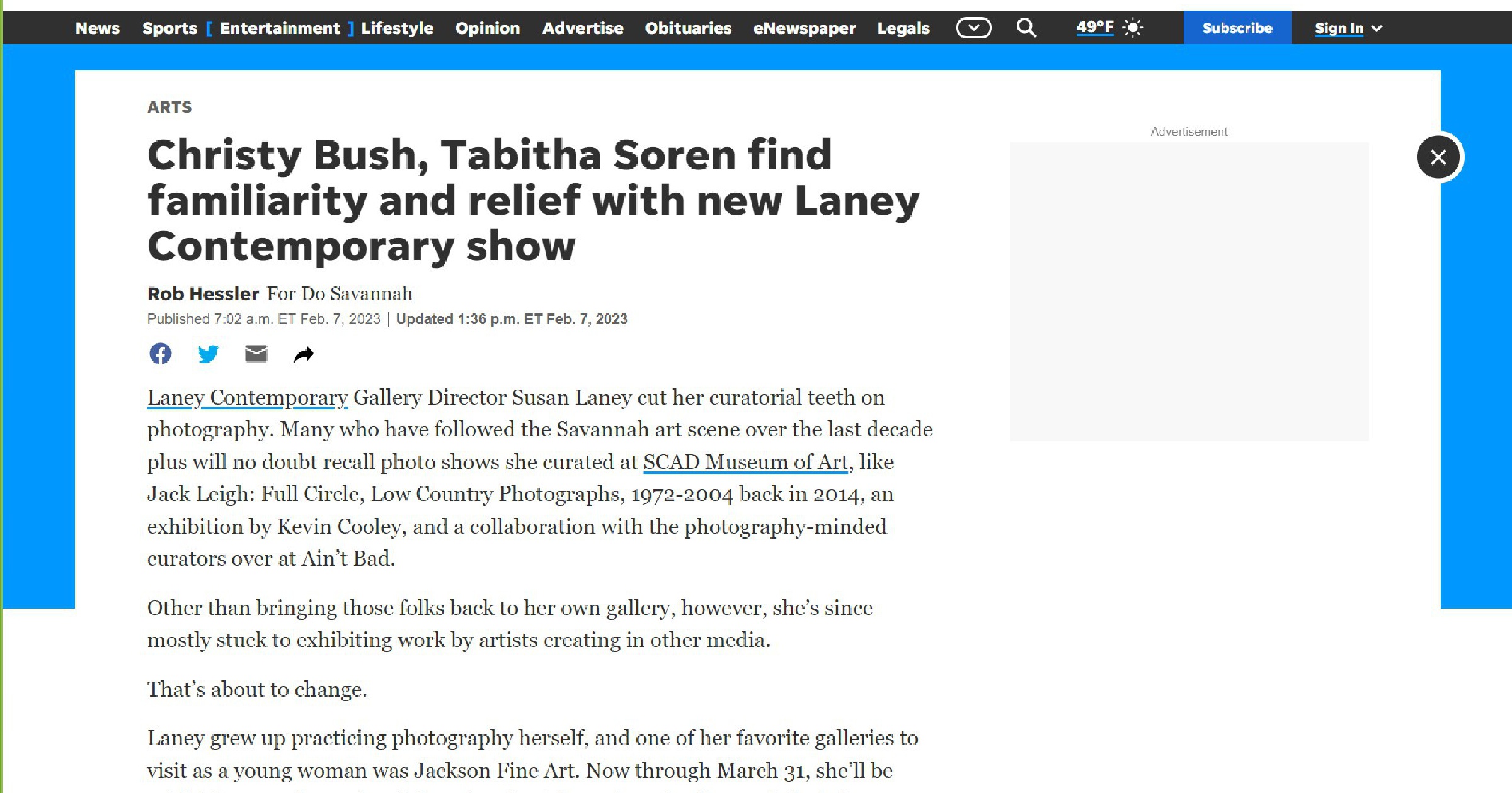 Christy Bush, Tabitha Soren find familiarity and relief with new Laney ...