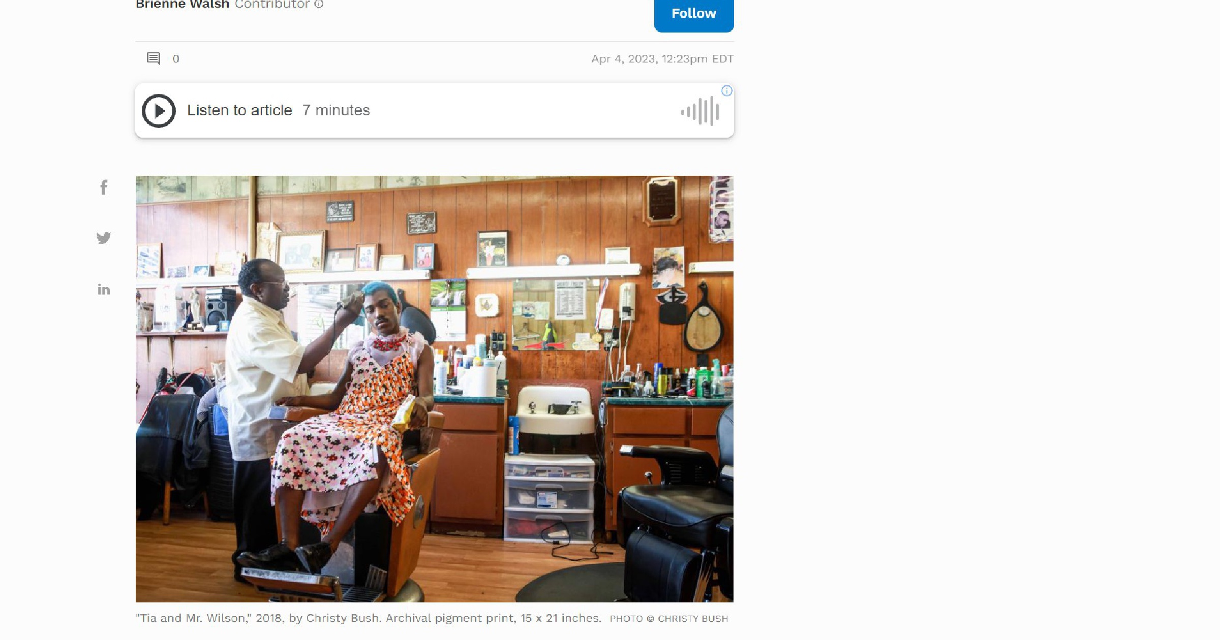 In Recent Photography Exhibitions, Tabitha Soren And Christy Bush ...